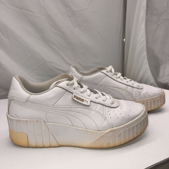 Puma | Shoes | Puma Cali Platform Wedge Trainers Tonal Sneaker Womens ...